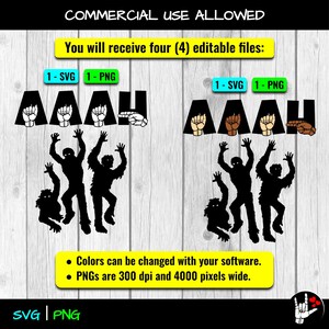 ASL SVG • Aaah Zombies • Sign Language SVG • Cut Files • Printable ...