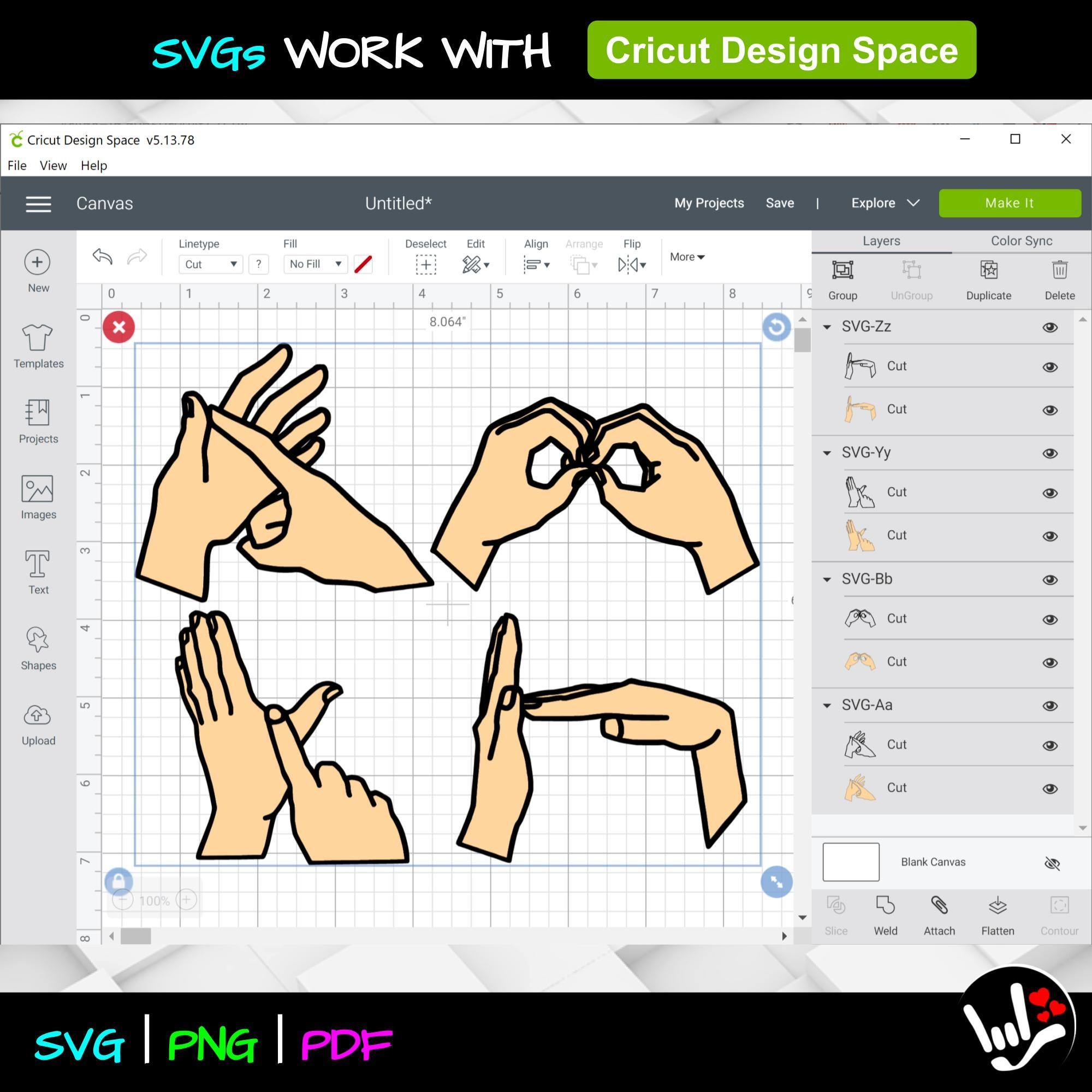 BSL Alphabet Sign Language Alphabet SVG British Sign Language Svg Bsl ...