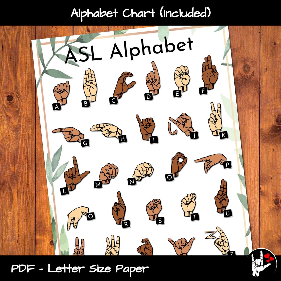 ASL Flashcards Sign Language Bundle ASL Abcs Abc - Etsy