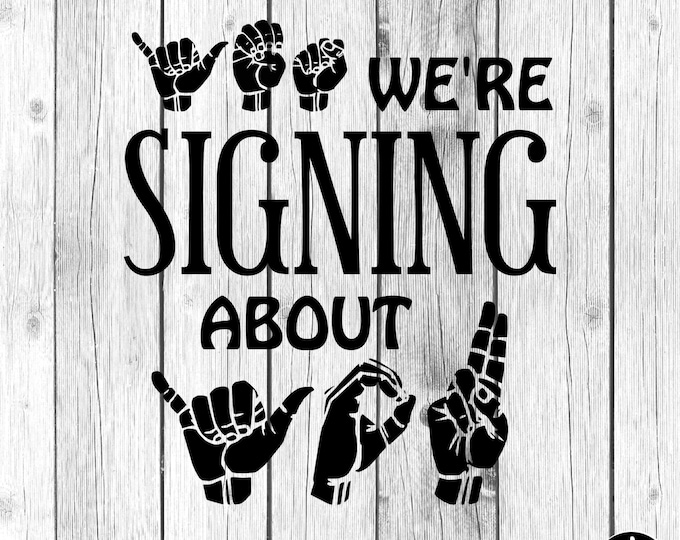 ASL SVG • Aaah Zombies • Sign Language SVG • Cut Files • Printable ...
