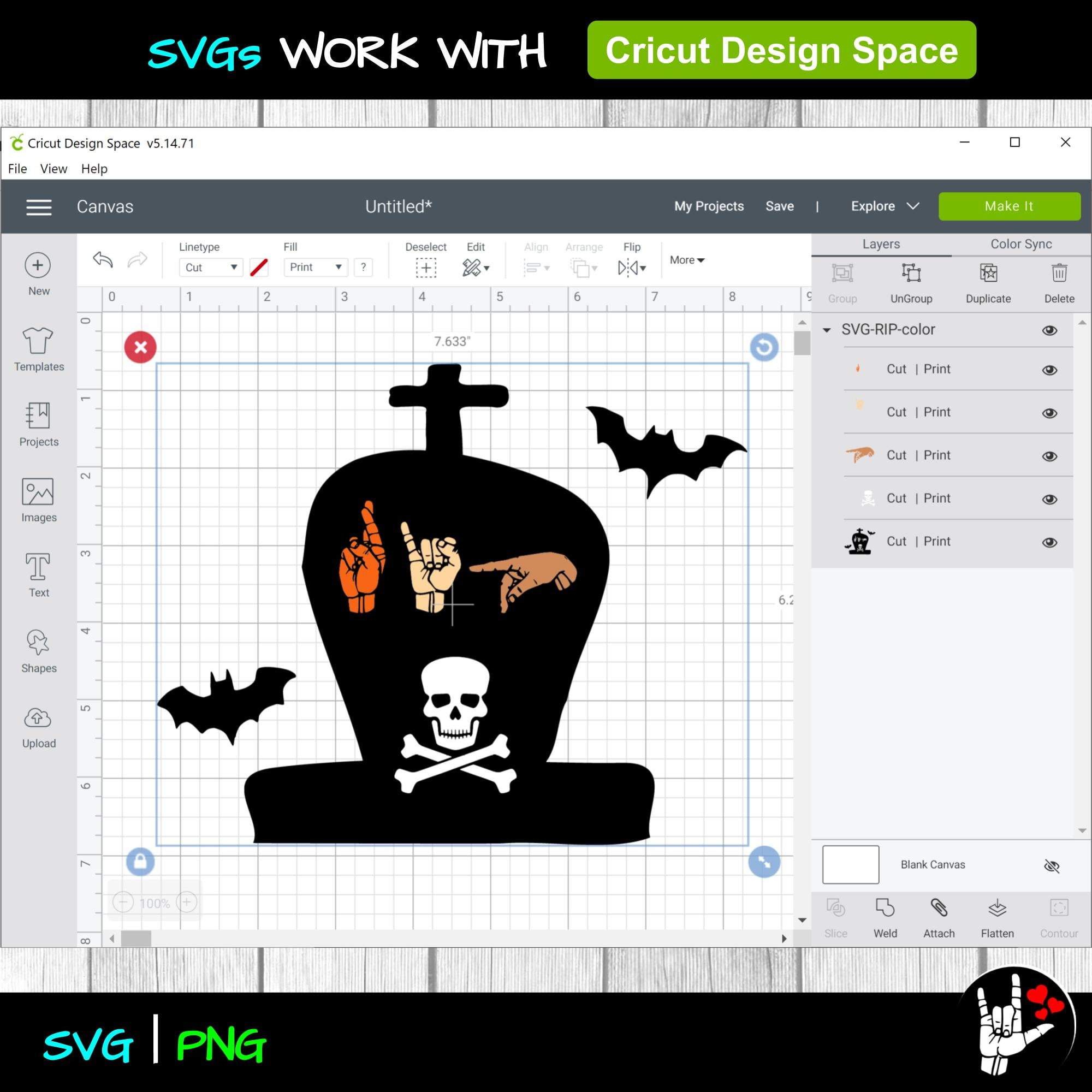 ASL SVG RIP Tombstone Halloween Sign Language Svg Cut - Etsy