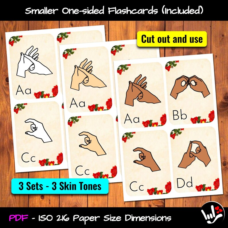 BSL Sign Language Flashcard Bundle BSL Abcs Abc Flashcards - Etsy
