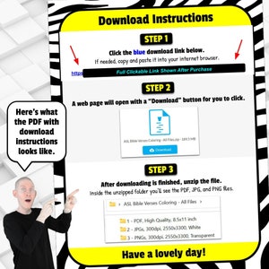 ASL Color Inspiring Bible Verses Scriptures American Sign Language ...