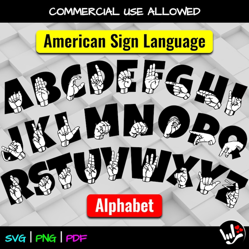 Sign Language Art - Etsy