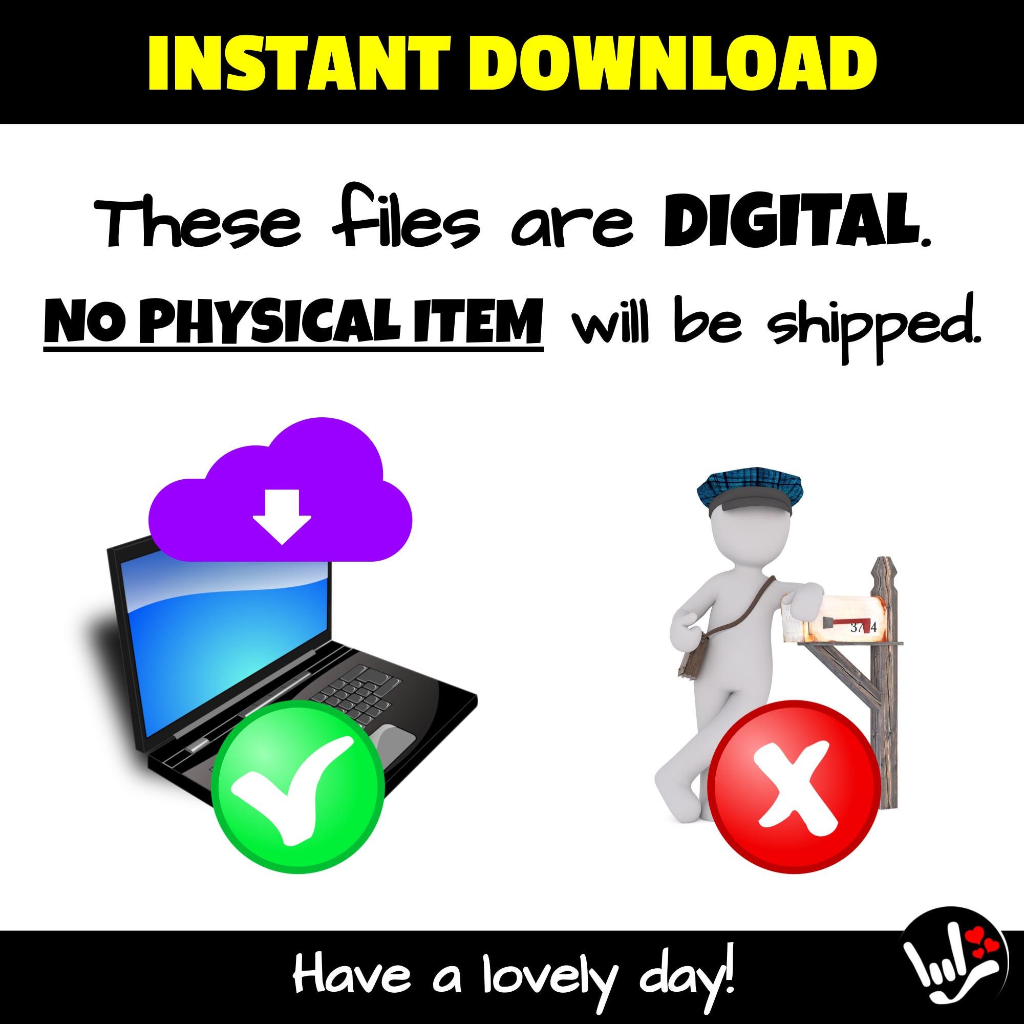 Printable ASL Birthday Card With ASL Alphabet FREE Envelope - Etsy