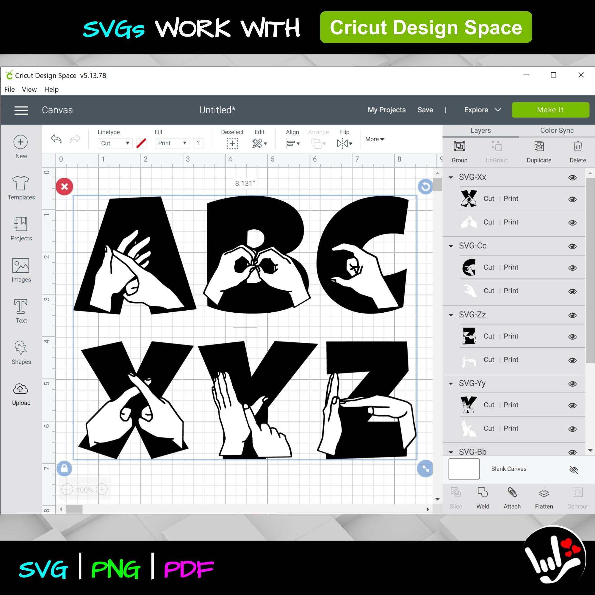 BSL Alphabet Sign Language Alphabet SVG British Sign Language Svg Bsl ...