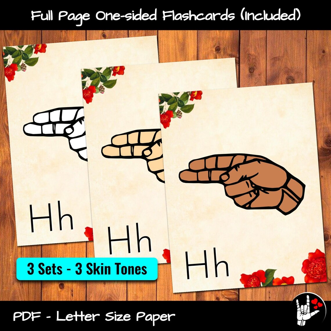ASL Flashcards Sign Language Bundle ASL Abcs Abc - Etsy