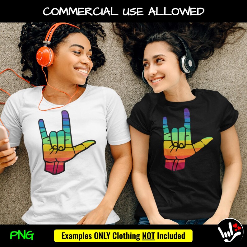 ASL Ily PNG Rainbow Hand Sign Language Png Clipart American Sign ...