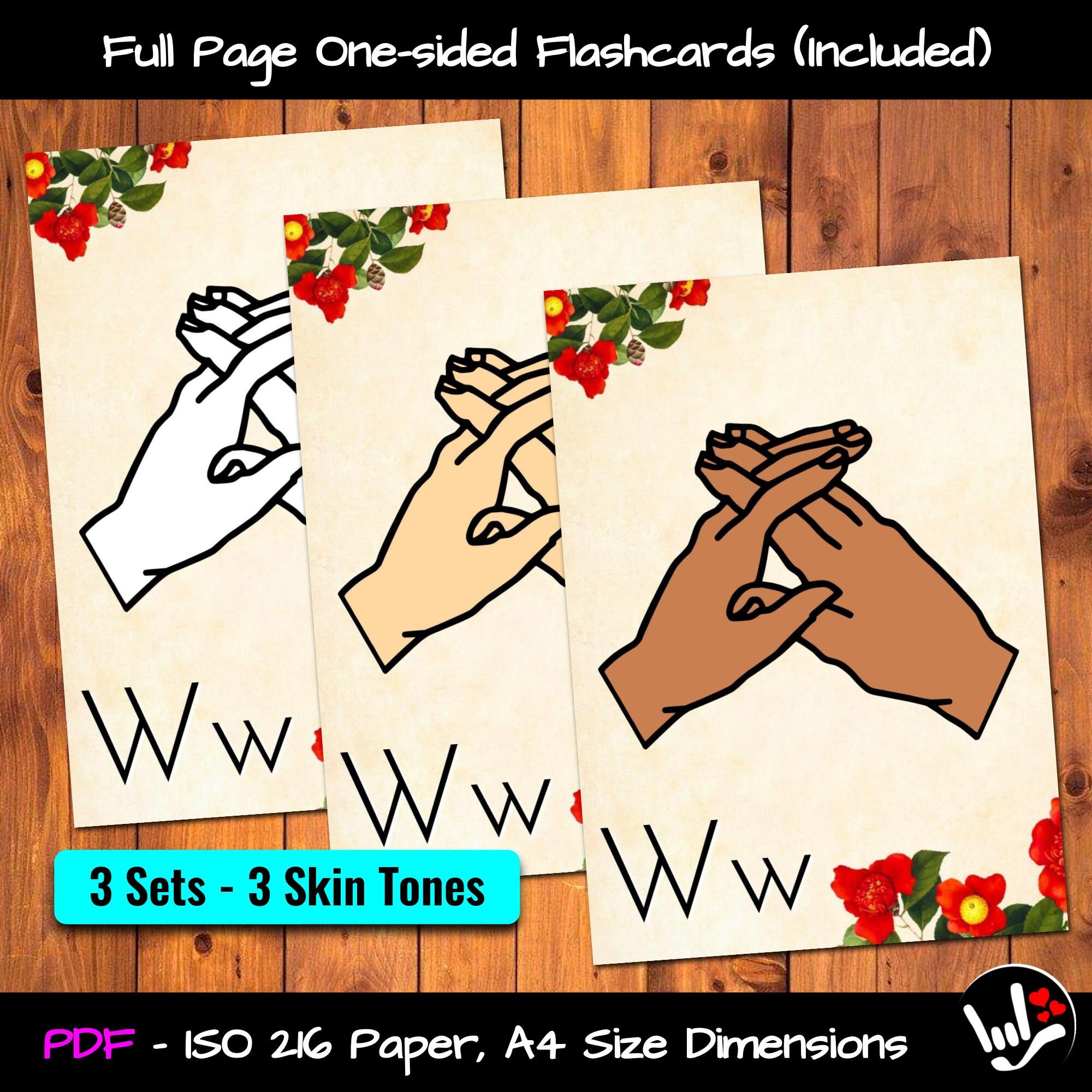 BSL Sign Language Flashcard Bundle BSL Abcs Abc Flashcards - Etsy