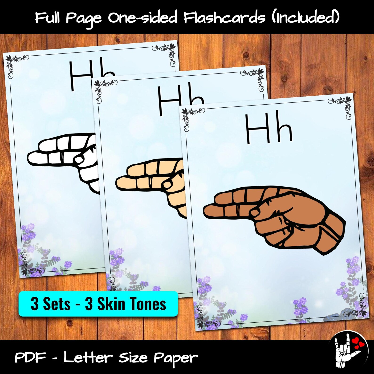 ASL Flashcards Sign Language Bundle ASL Abcs Abc - Etsy