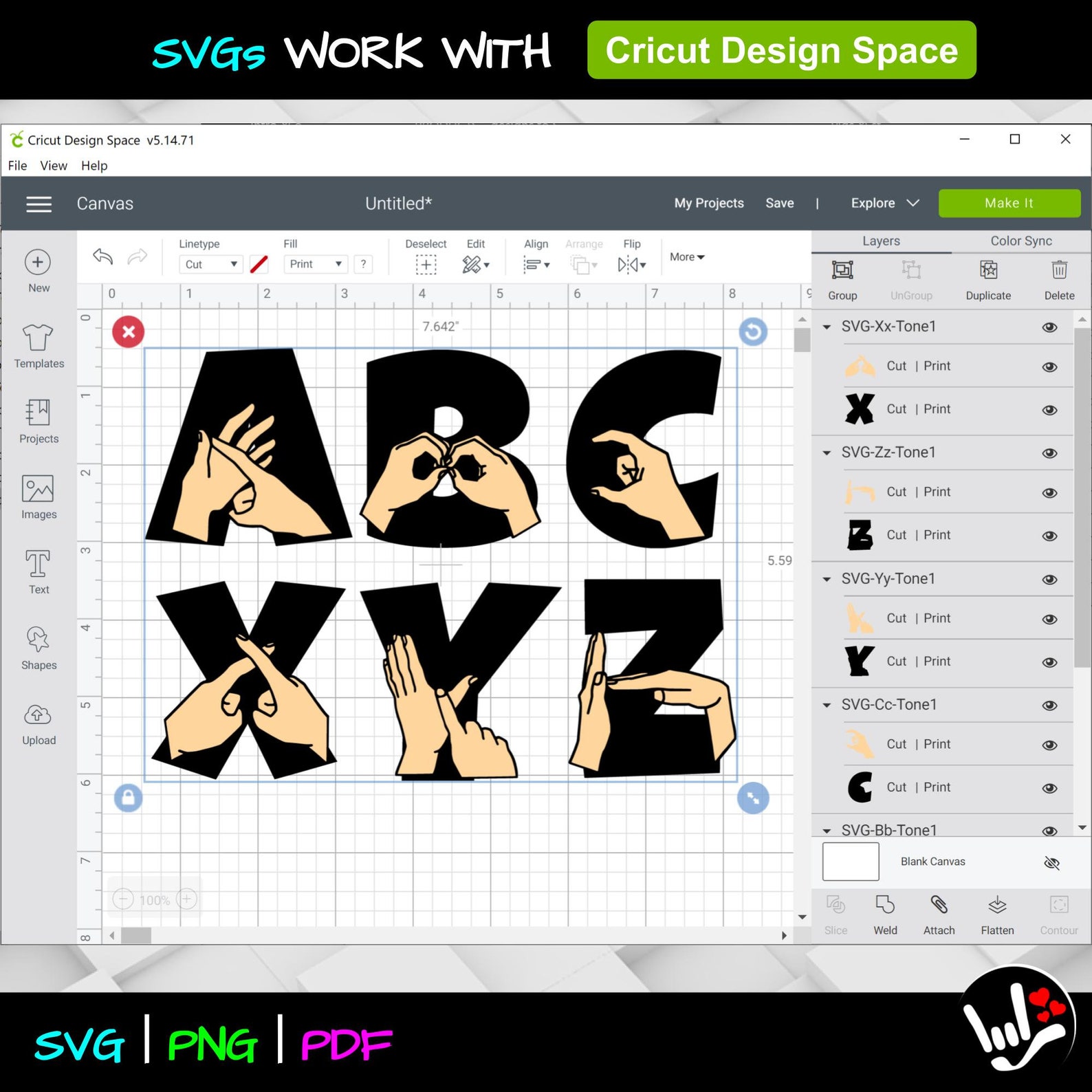BSL Alphabet Sign Language Alphabet SVG British Sign Language Svg Bsl ...