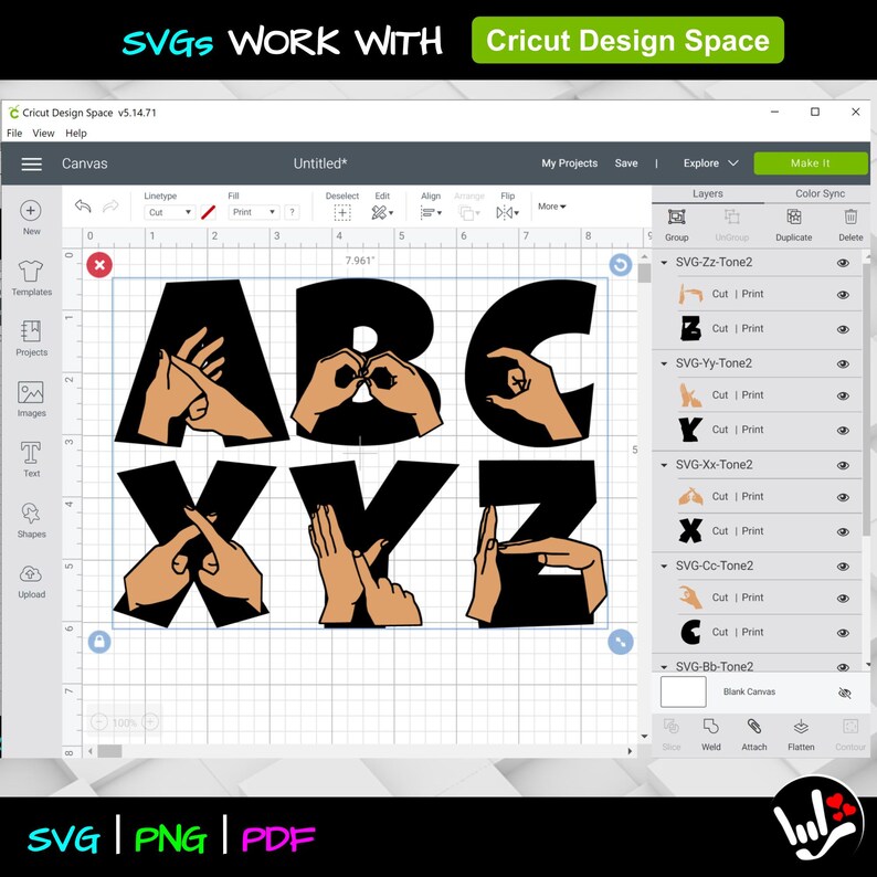 BSL Alphabet Sign Language Alphabet SVG British Sign Language Svg Bsl ...