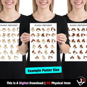 Auslan Alphabet Charts • Auslan Abcs • Australian Sign Language ...