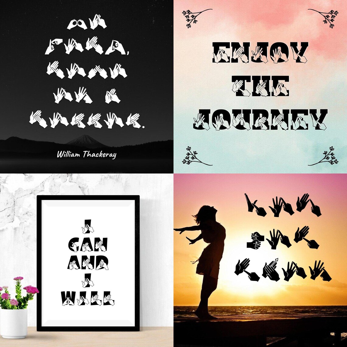 BSL Font TTF Files Auslan Fonts Type in British Sign - Etsy