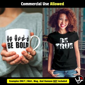 ASL ‘BE’ Messages SVG Bundle • American Sign Language • Svg Png • Cut ...