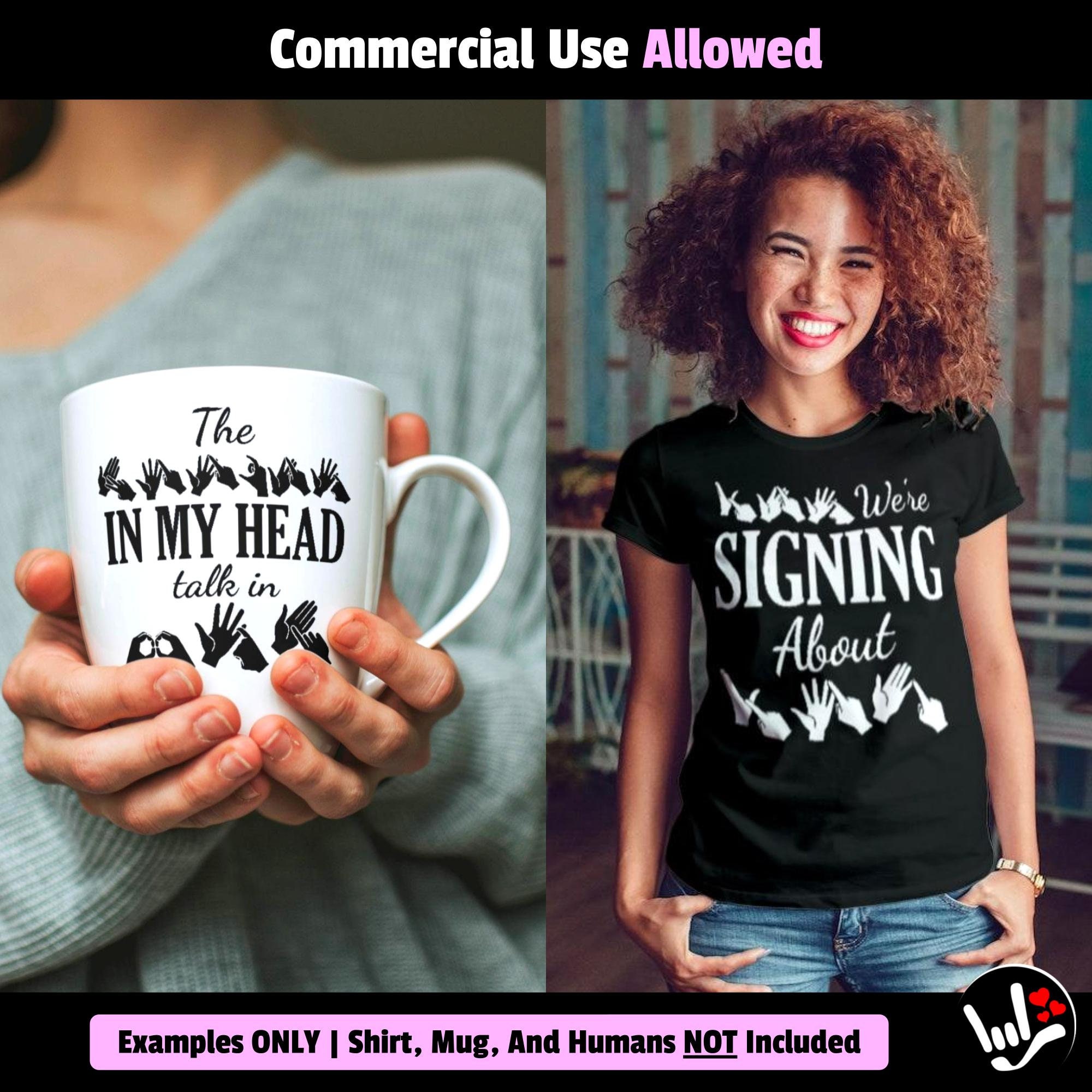 BSL Sign Language SVG Bundle BSL Vibes 1 Svg Png Cut Files British ...