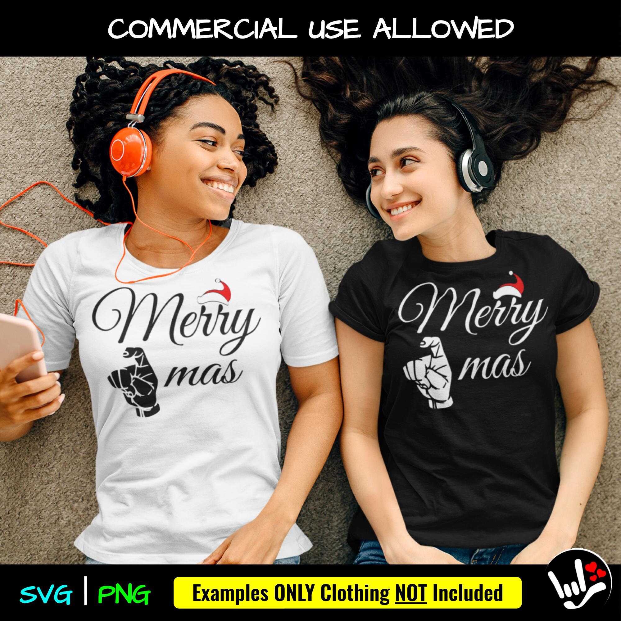ASL SVG Merry Xmas Christmas Santa Sign Language Svg Cut - Etsy