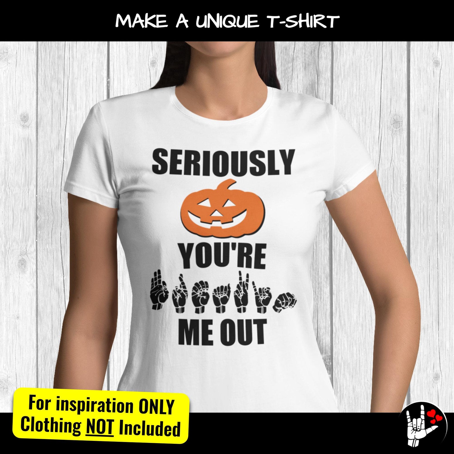 ASL SVG Halloween Sign Language SVG Cut Files - Etsy