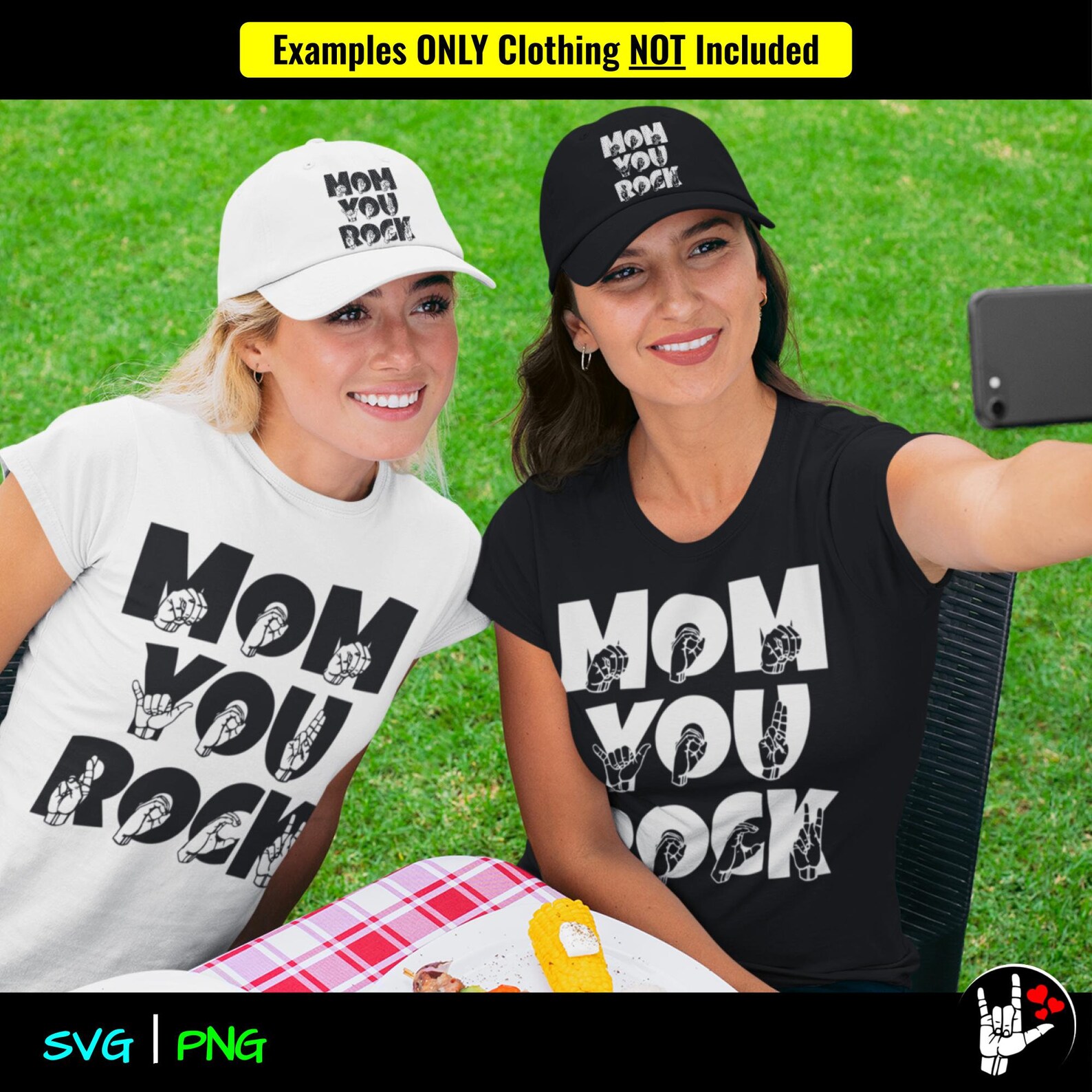 ASL SVG Mom You Rock Sign Language Svg PNG Asl Png Hand Signs ...