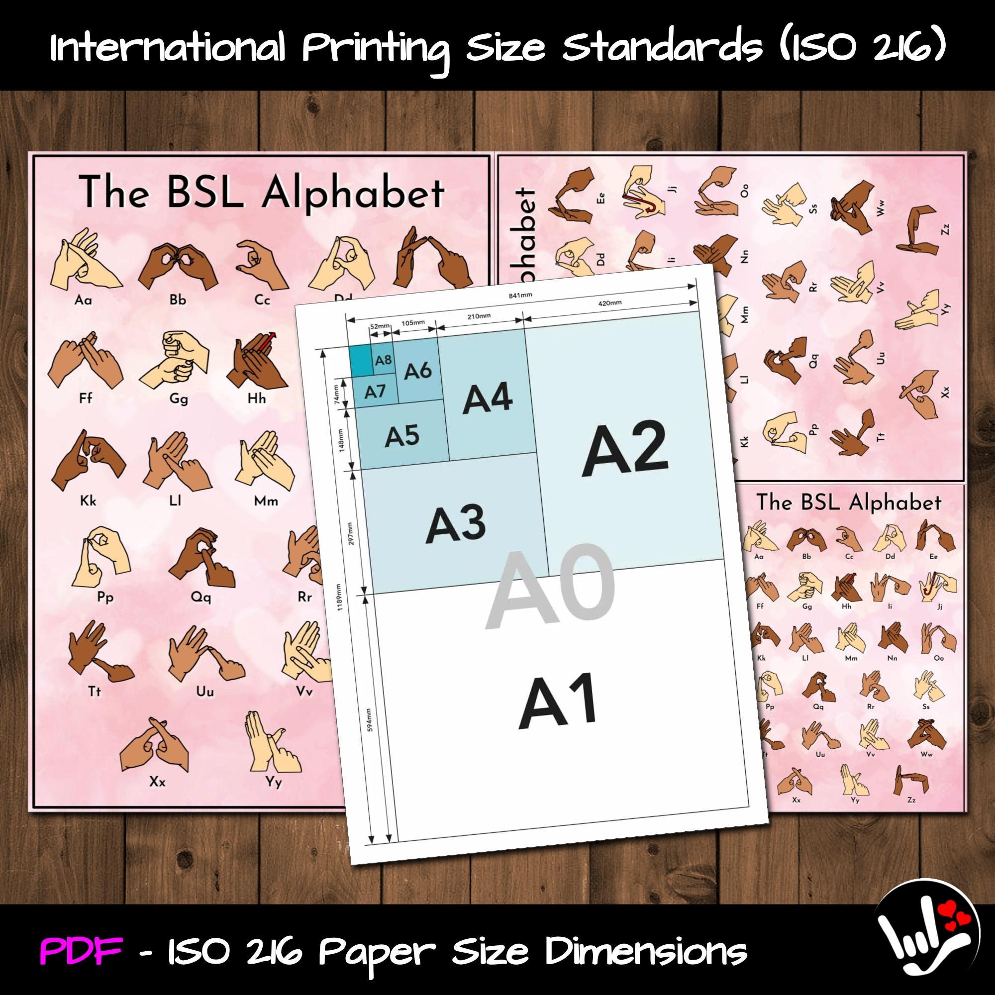 BSL Sign Language Alphabet Charts BSL Abcs Sign Language Abcs Bsl ...