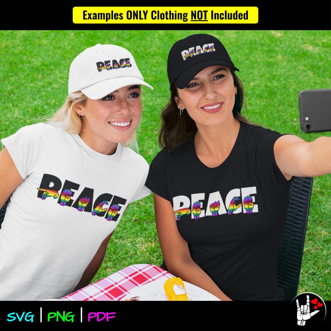 ASL SVG Rainbow Sign Language Alphabet SVG American Sign - Etsy