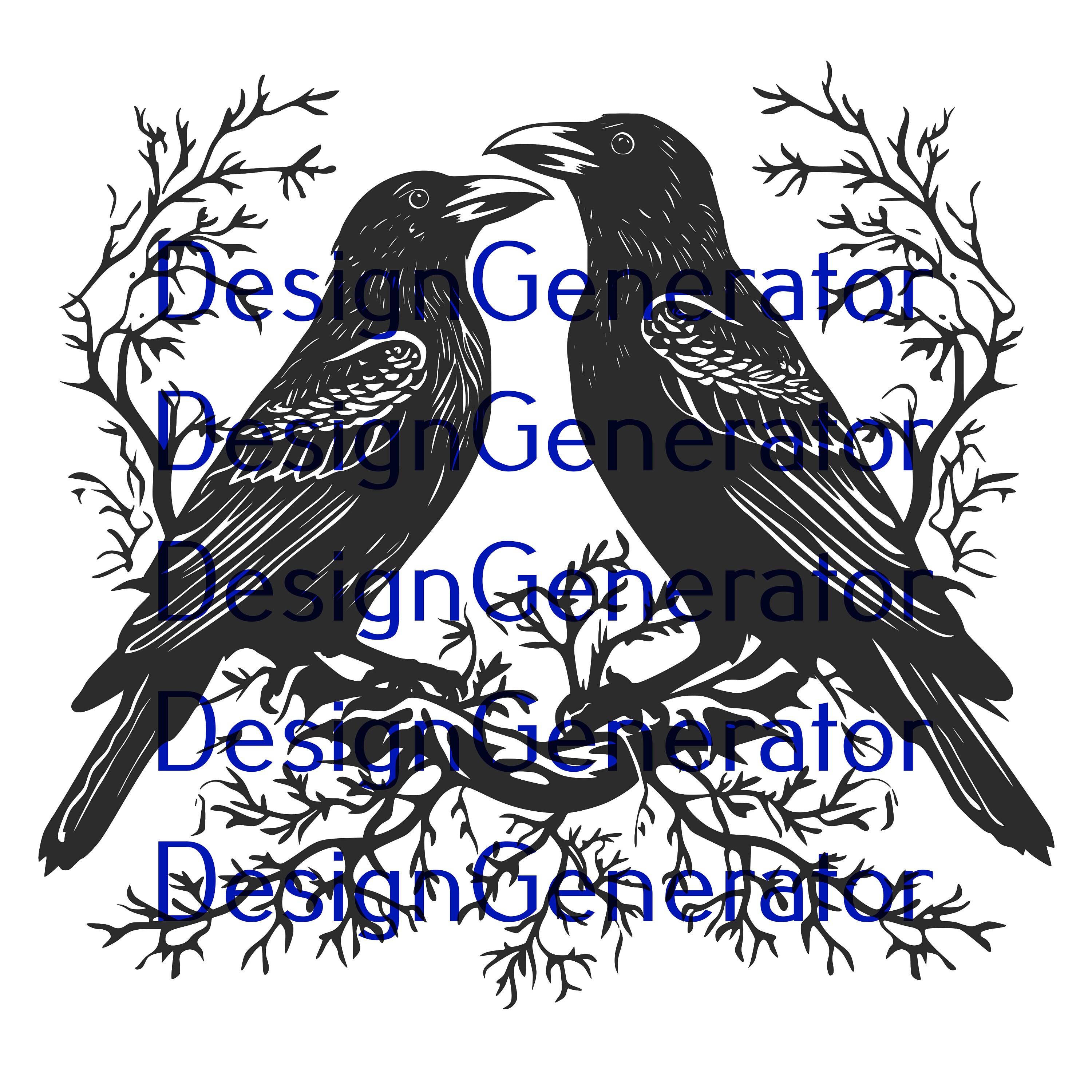 13 Odin's Ravens hugin and Mugin SVG and PNG Bundle - Etsy
