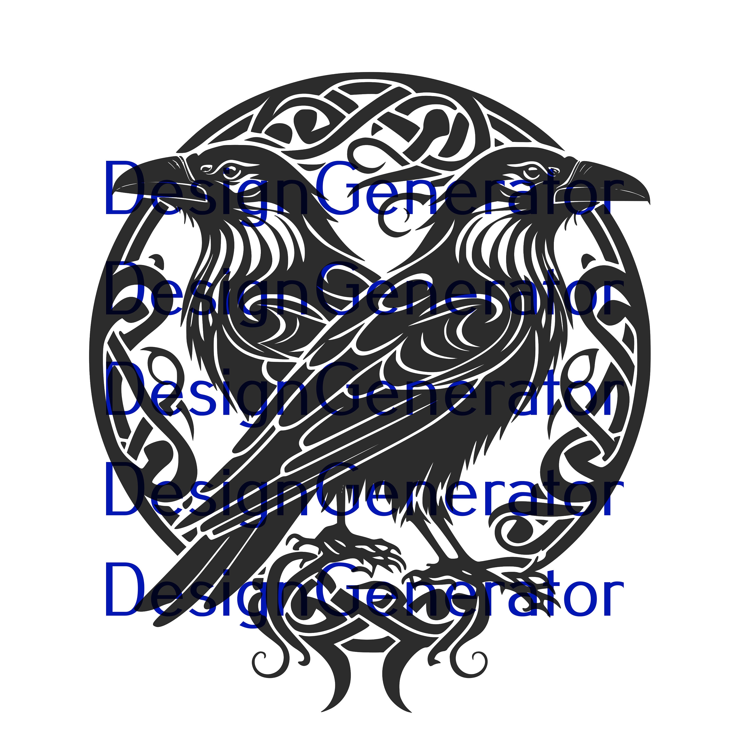 13 Odin's Ravens SVG and PNG Bundle – Hugin and Munin Norse Mythology ...