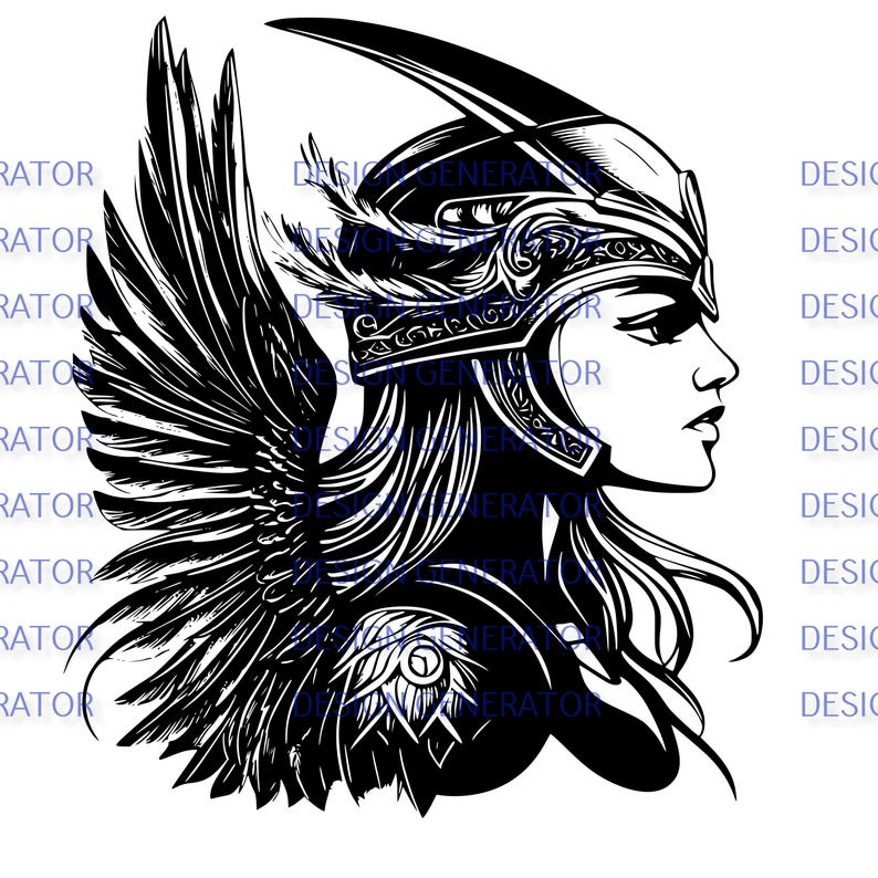 12 Valkyrie SVG and PNG Bundle – Norse Warrior Goddess Digital Files ...