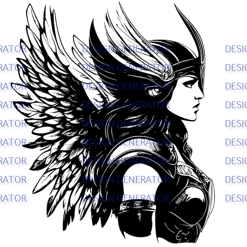 12 Valkyrie SVG and PNG Bundle – Norse Warrior Goddess Digital Files ...