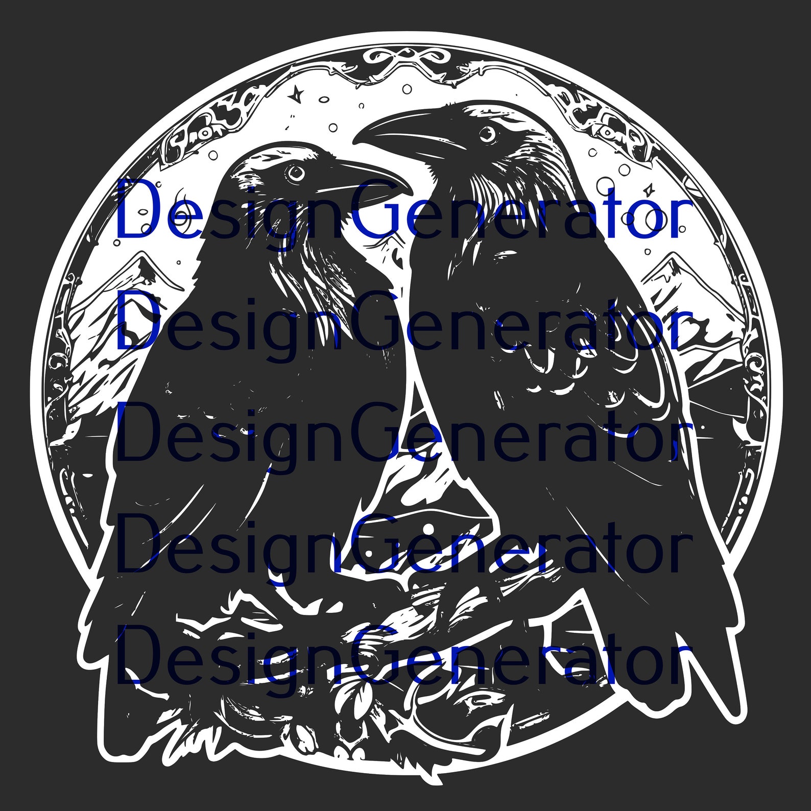 13 Odin's Ravens SVG and PNG Bundle – Hugin and Munin Norse Mythology ...