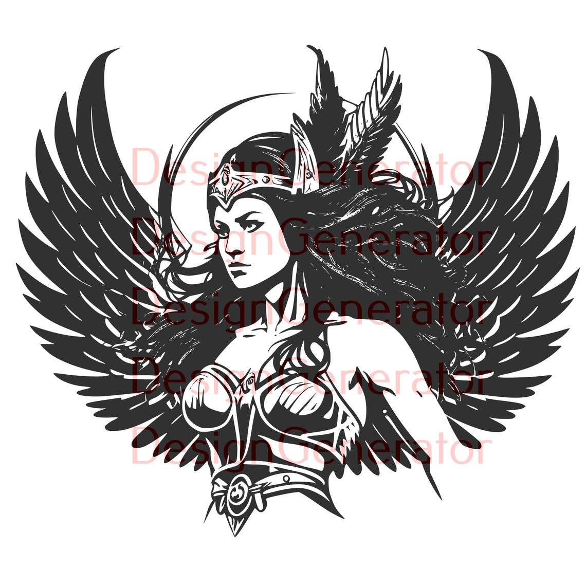 11 Valkyrie SVG and PNG Bundle – Norse Warrior Goddess Digital Files ...
