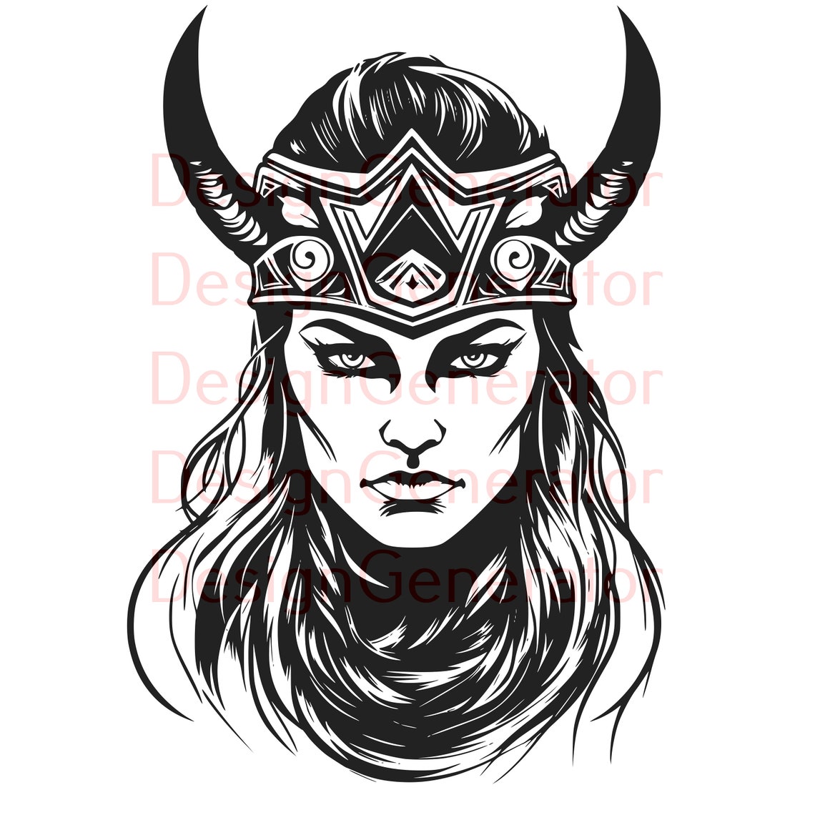 11-female Viking Warrior Svg Bundle,11 Female Viking Warrior Png Bundle ...
