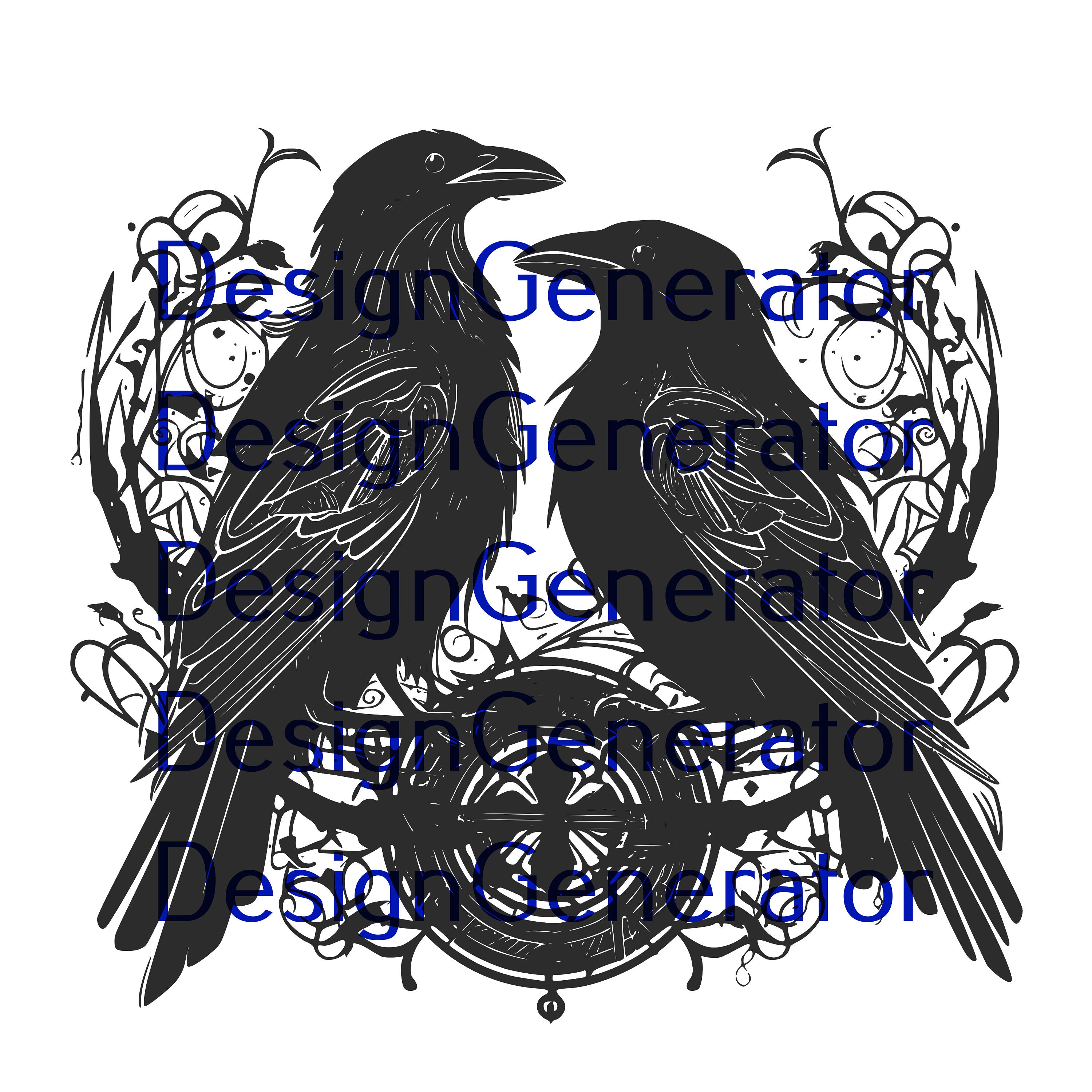 13 Odin's Ravens hugin and Mugin SVG and PNG Bundle - Etsy