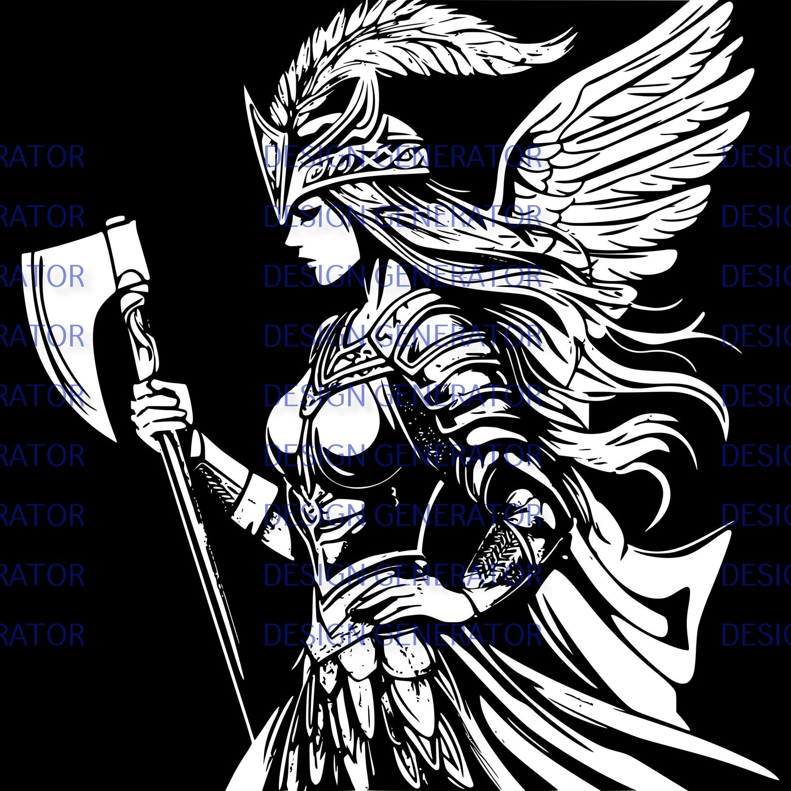 13 Valkyrie SVG and PNG Bundle – Norse Warrior Goddess Digital Files ...