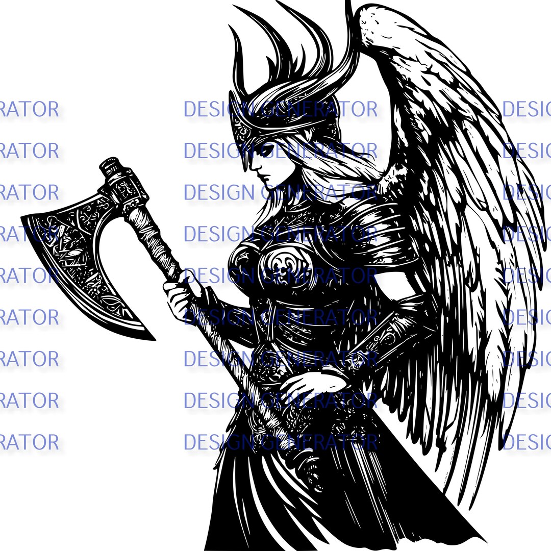 13 Valkyrie SVG and PNG Bundle – Norse Warrior Goddess Digital Files ...