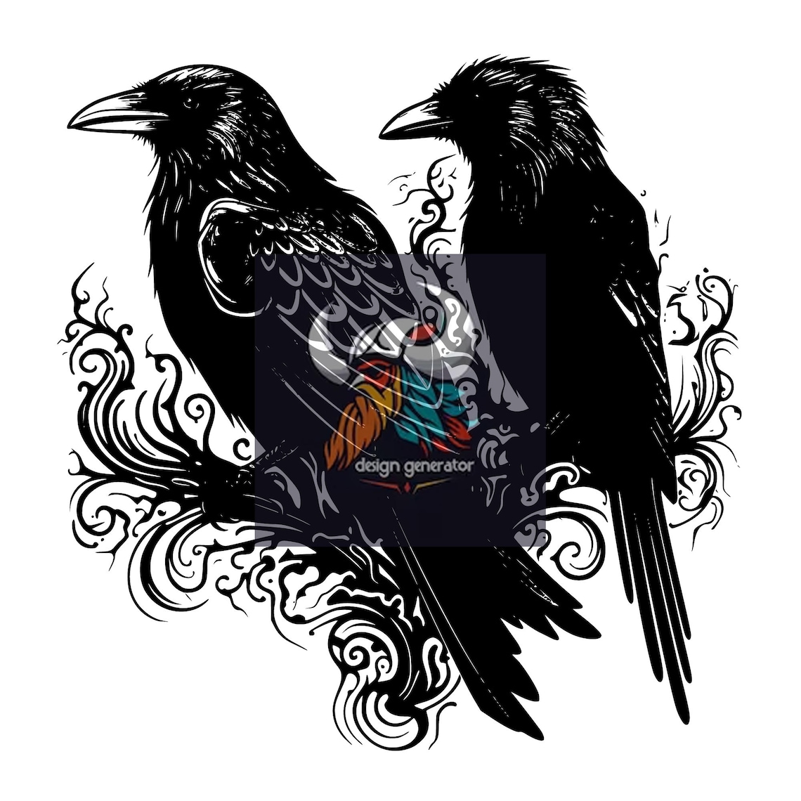 13 Odin's Ravens SVG and PNG Bundle – Hugin and Munin Norse Mythology ...