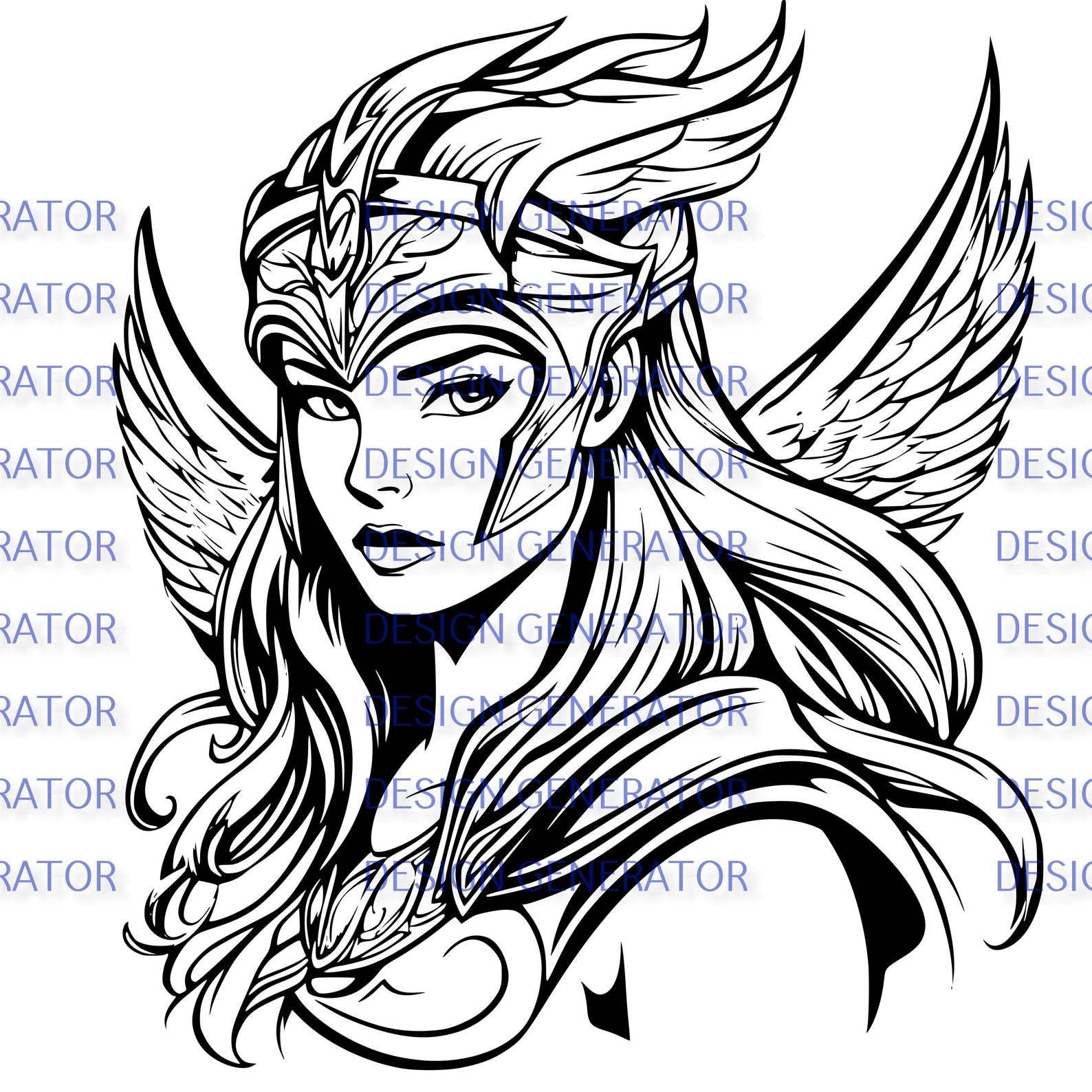 12 Valkyrie SVG and PNG Bundle – Norse Warrior Goddess Digital Files ...
