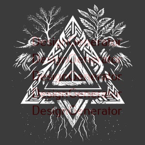 8 Valknut Viking Symbol SVG and PNG Bundle – Norse Mythology Digital ...