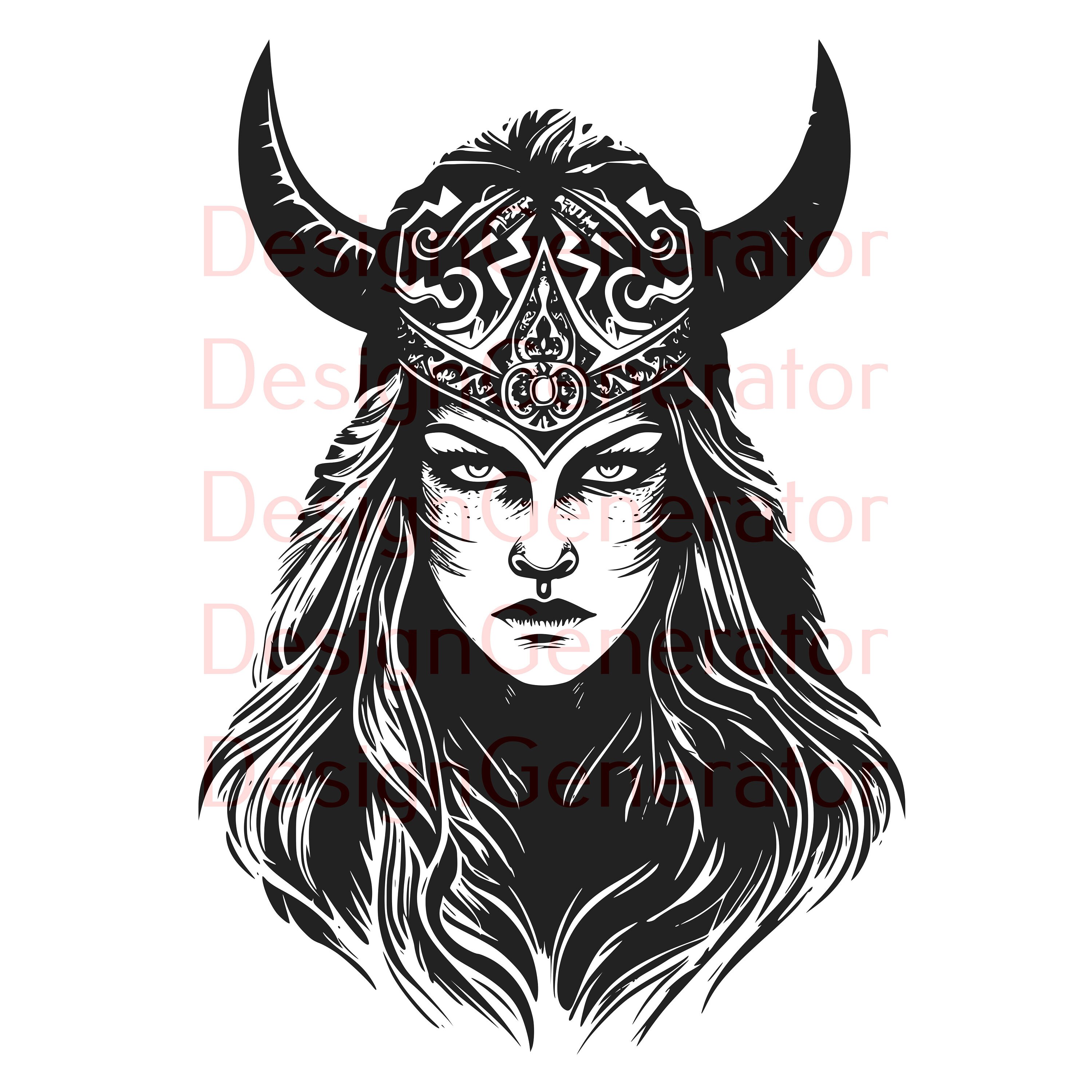 11-female Viking Warrior Svg Bundle11 Female Viking Warrior - Etsy