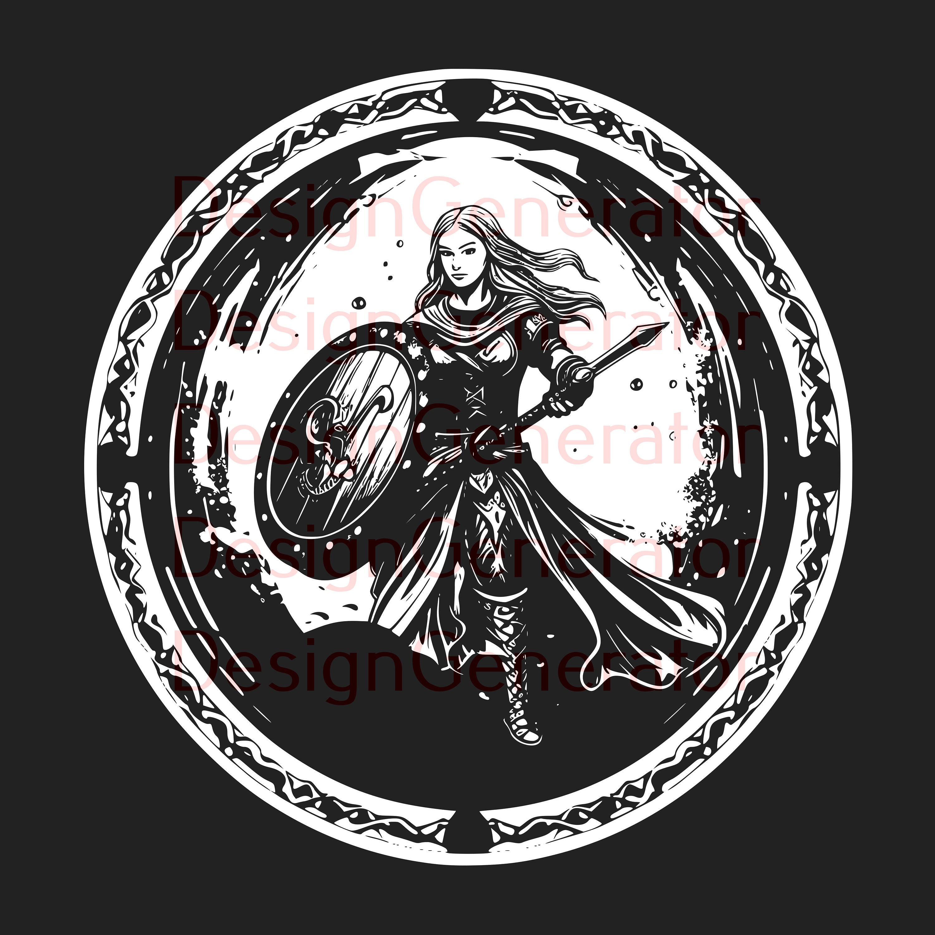 11-female Viking Warrior Svg Bundle11 Female Viking Warrior - Etsy