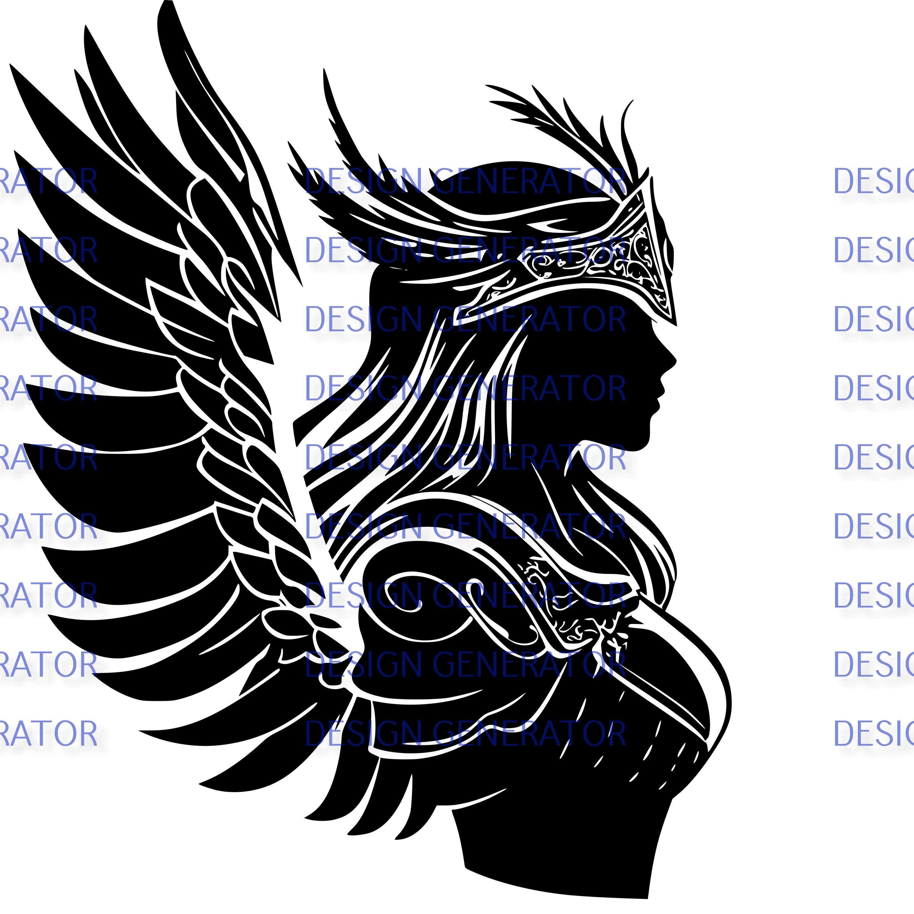 12 Valkyrie SVG and PNG Bundle – Norse Warrior Goddess Digital Files ...