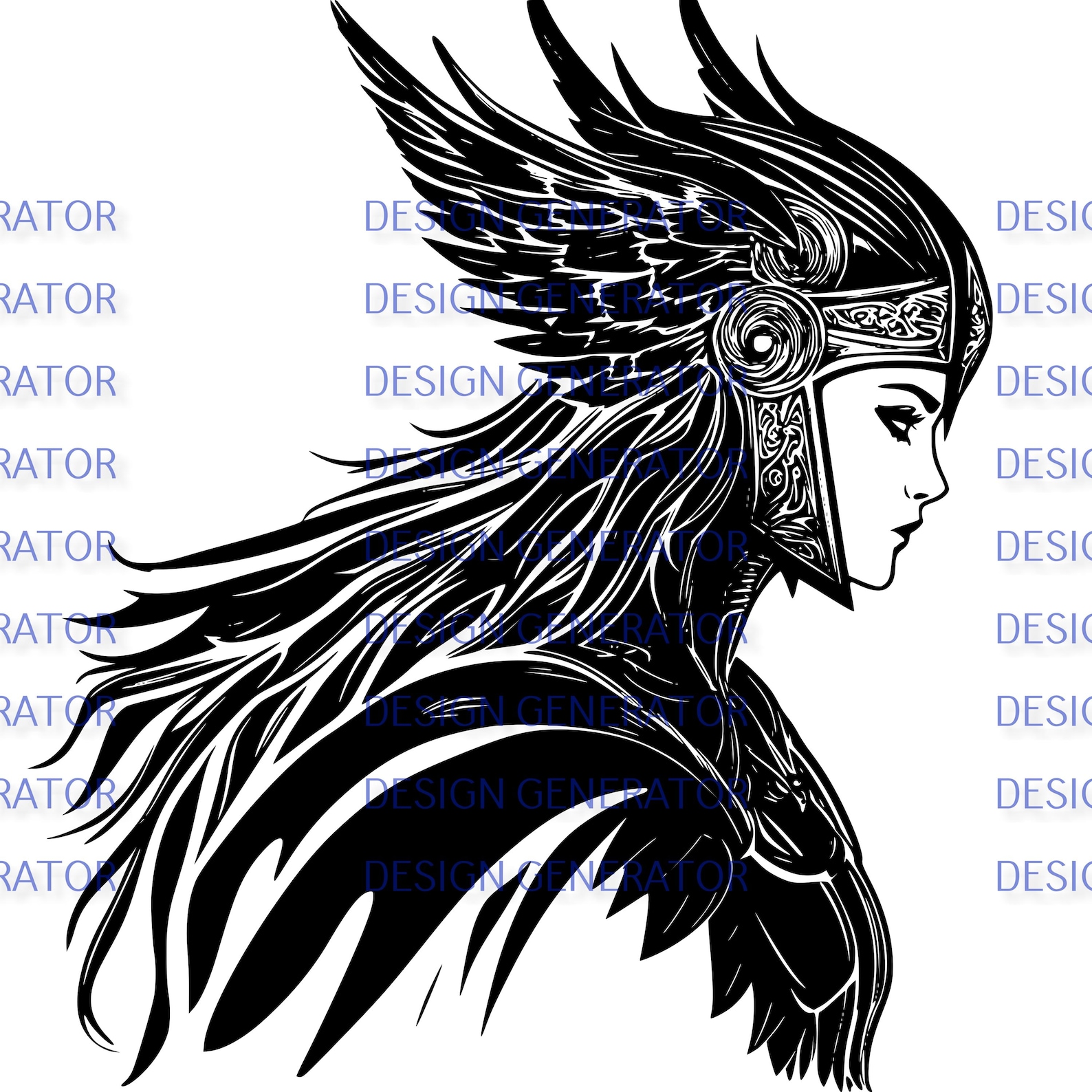 12 Valkyrie SVG and PNG Bundle – Norse Warrior Goddess Digital Files ...
