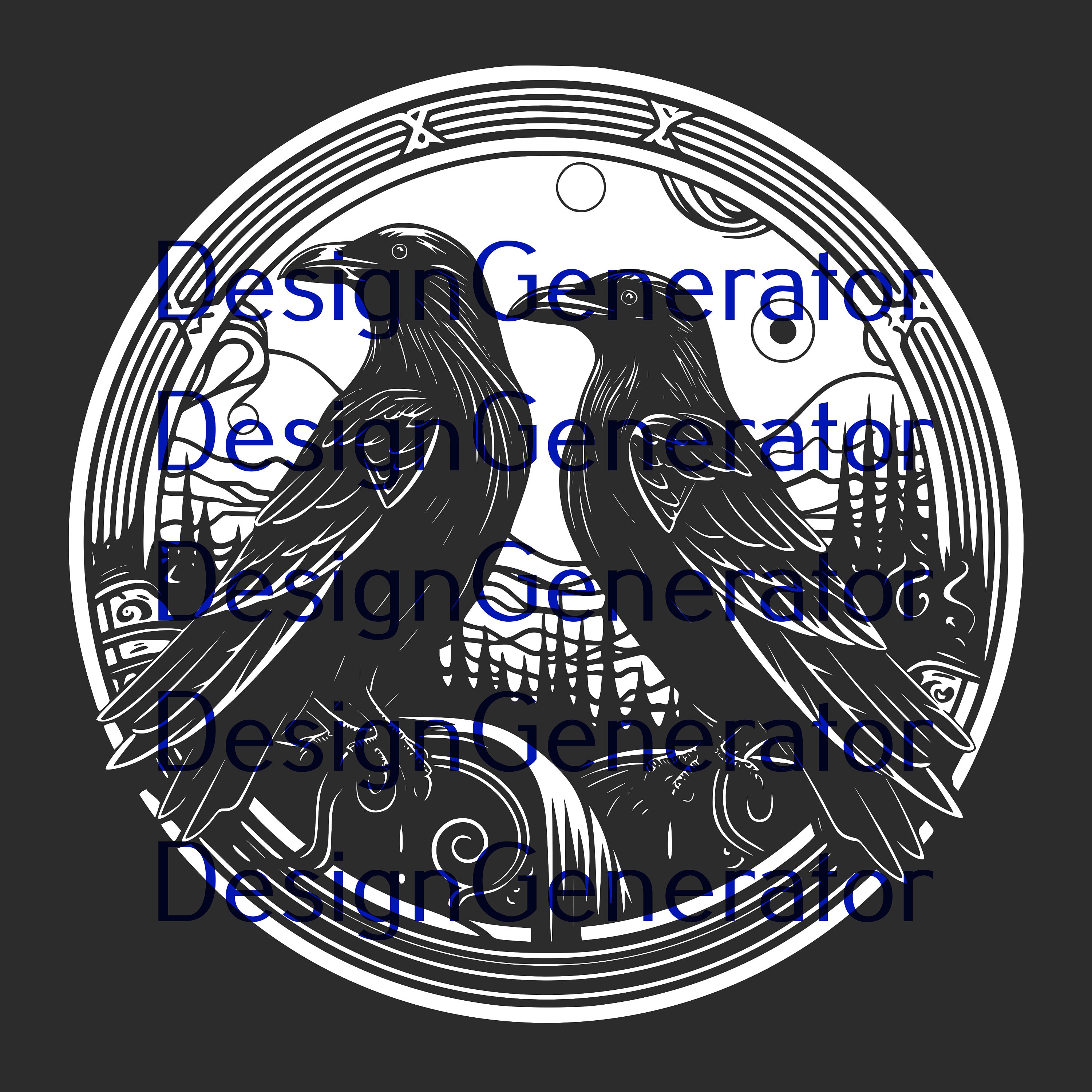 13 Odin's Ravens SVG and PNG Bundle – Hugin and Munin Norse Mythology ...