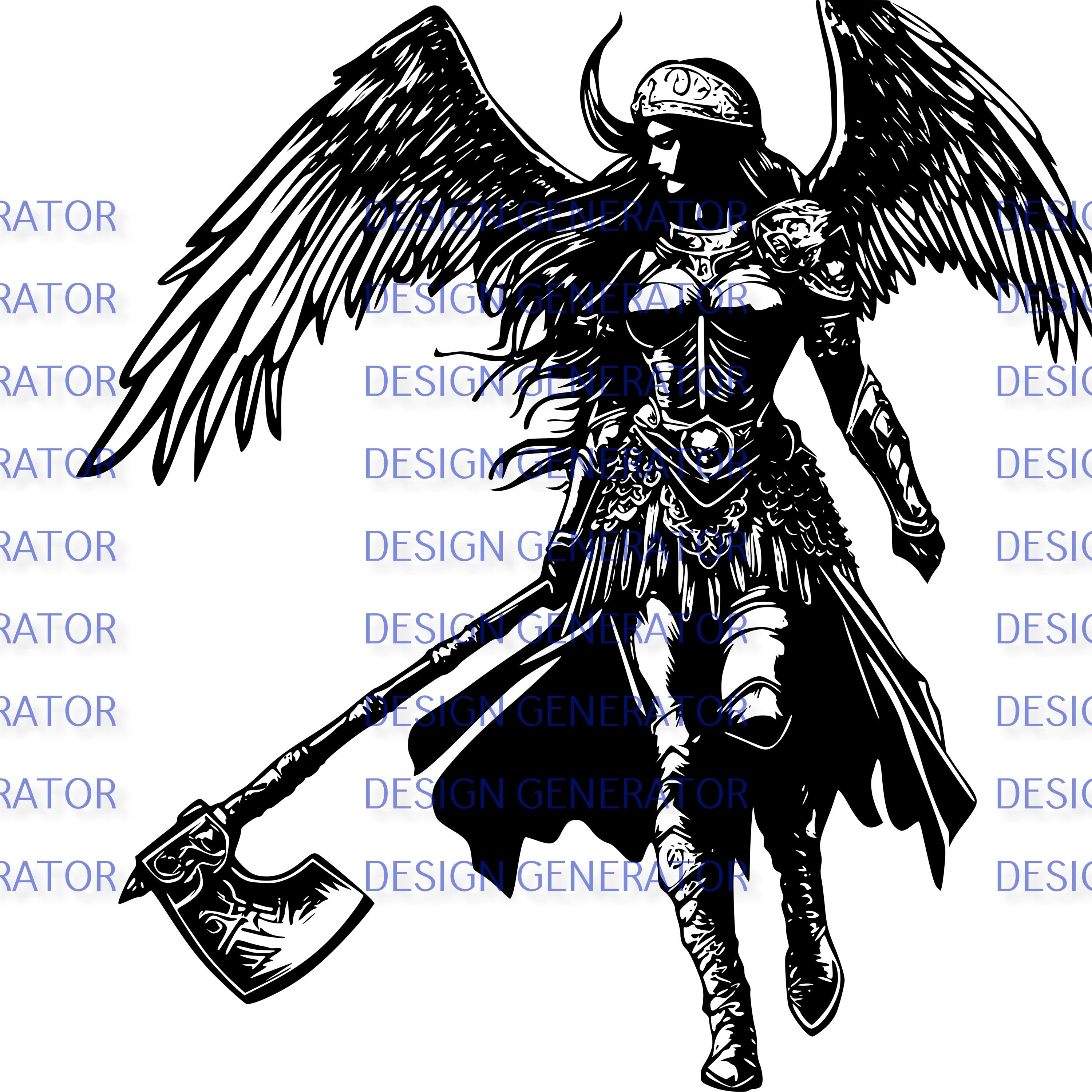 13 Valkyrie SVG and PNG Bundle – Norse Warrior Goddess Digital Files ...