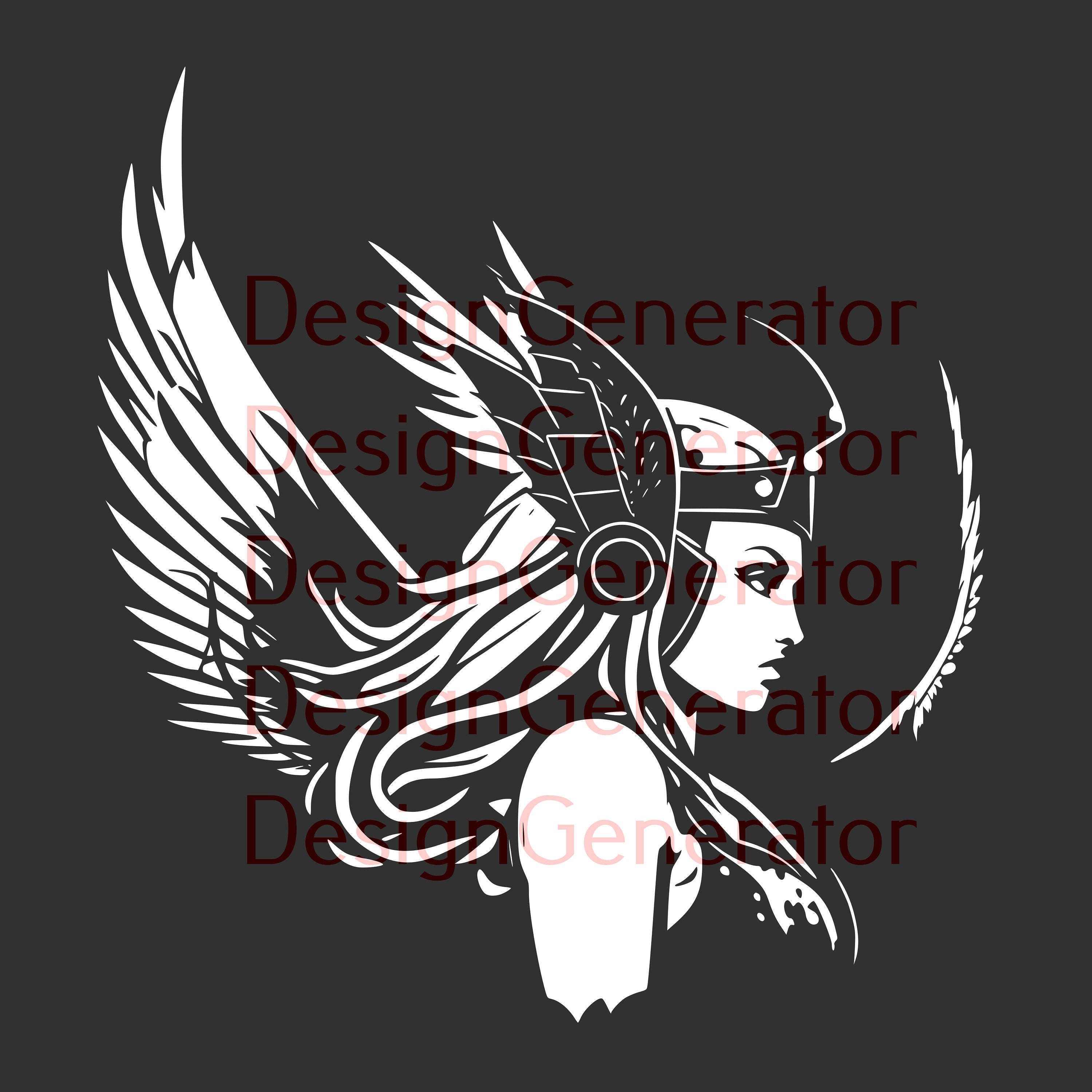 11 Valkyrie SVG and PNG Bundle – Norse Warrior Goddess Digital Files ...