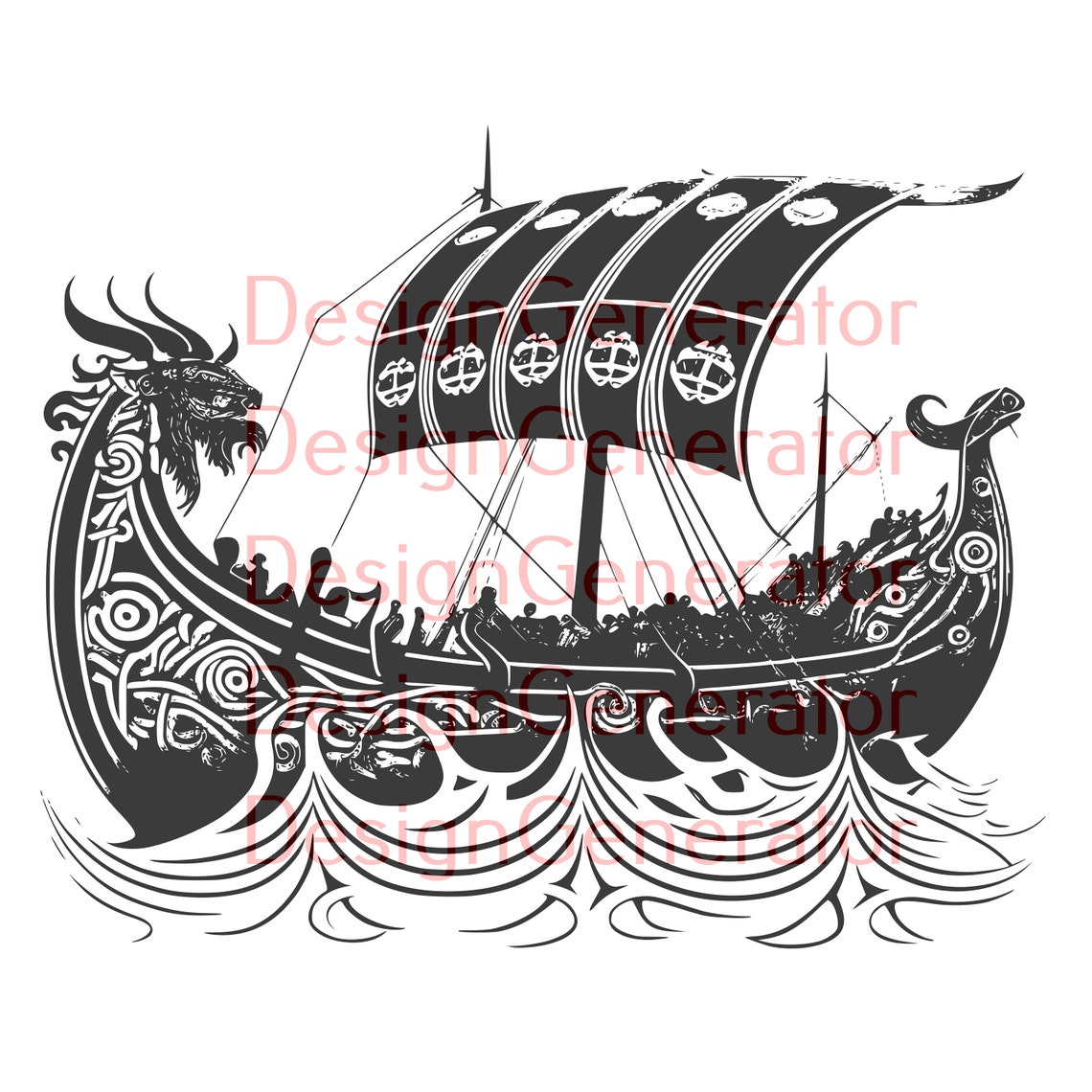 12 Viking Ship SVG Bundle, 12-viking Ship PNG Bundle - Etsy