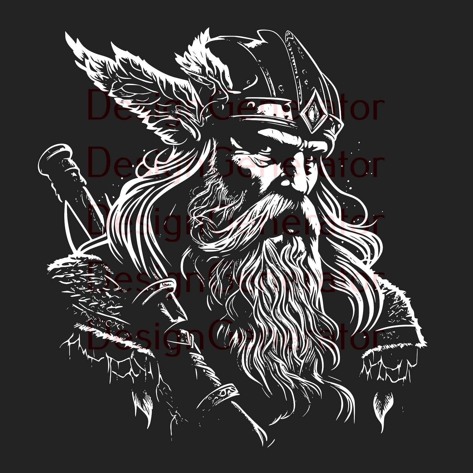 14 Odin SVG and PNG Bundle – Norse God of Wisdom Digital Files for ...