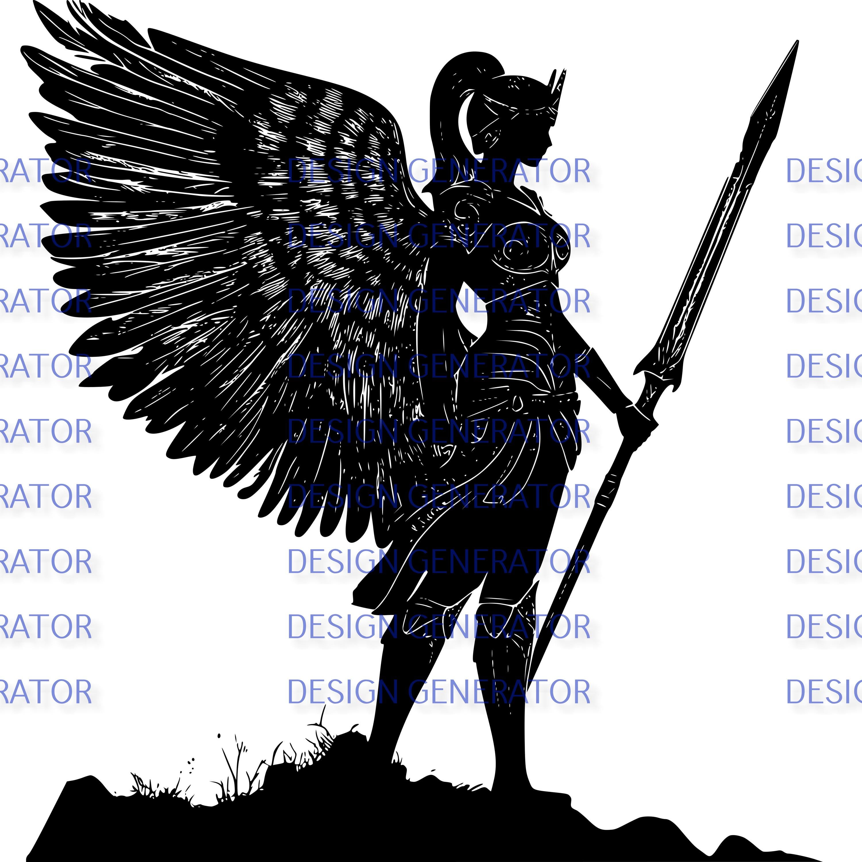 13 Valkyrie SVG and PNG Bundle – Norse Warrior Goddess Digital Files ...