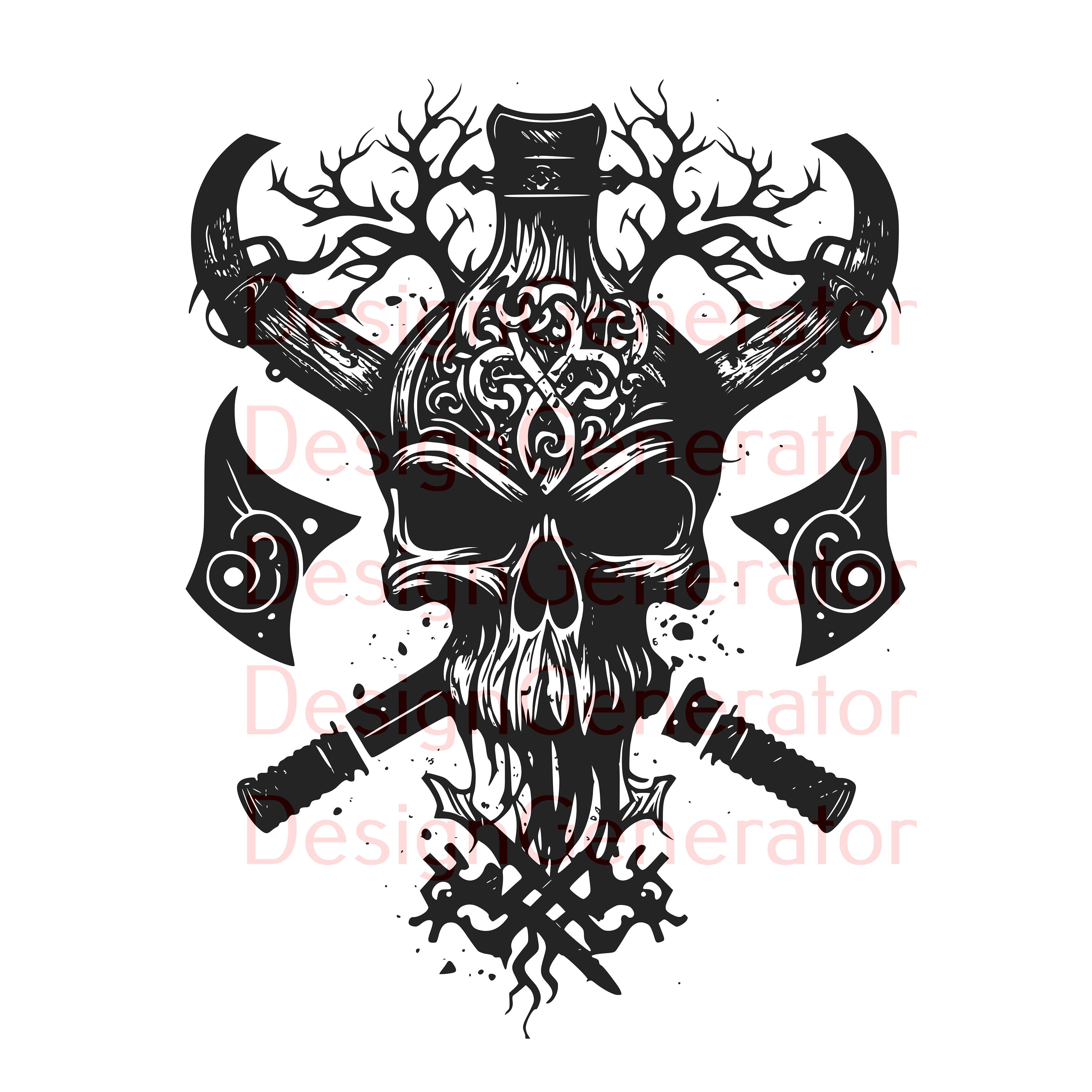 11 Viking Skull SVG Bundle, 11 Viking Skull PNG Bundle - Etsy