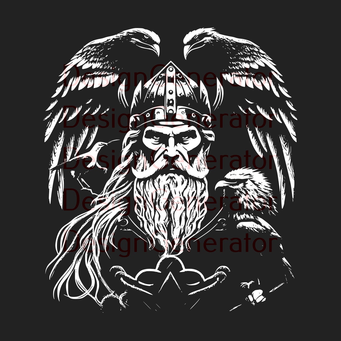 12 Odin SVG and PNG Bundle – Norse God of Wisdom Digital Files for ...